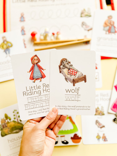 Little Red Riding Hood Flashcards | Everyday Messyplay