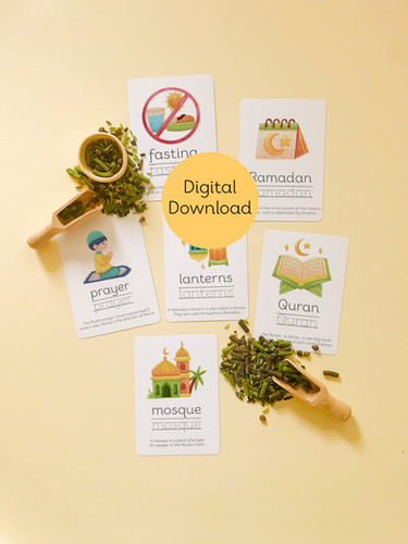 Ramadan Flashcards - Digital Download | Everyday Messyplay