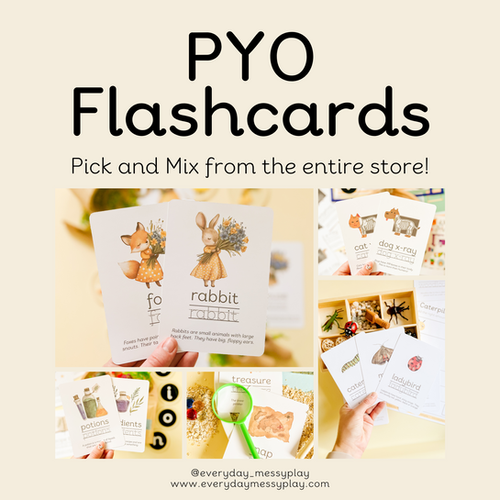 PYO Flashcards | Everyday Messyplay