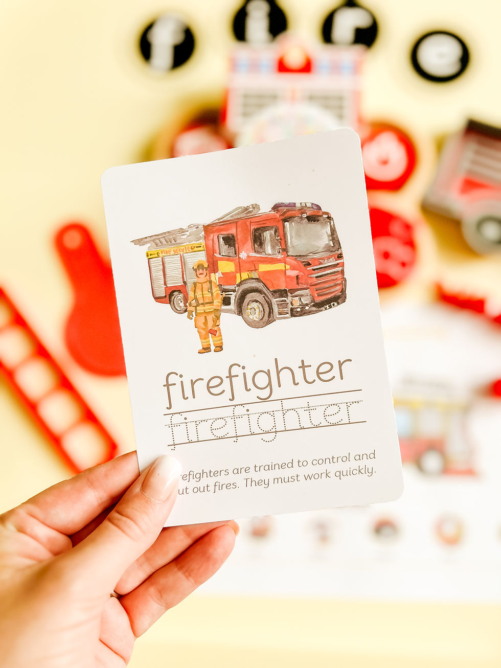 People Who Help Us Flashcards | Everyday Messyplay