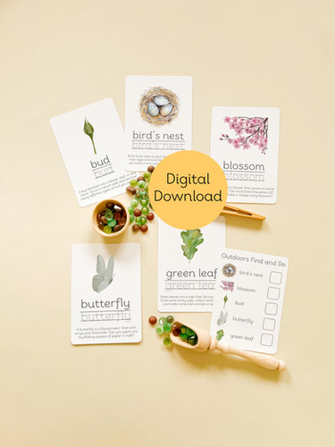 Outdoors Find and Do Flashcards - Digital Download | Everyday Messyplay