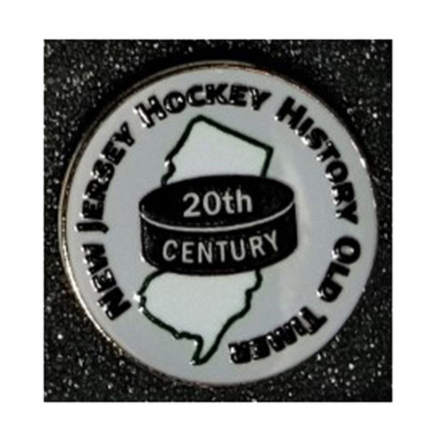NJHH Old Timer Pin | NJ Hockey History