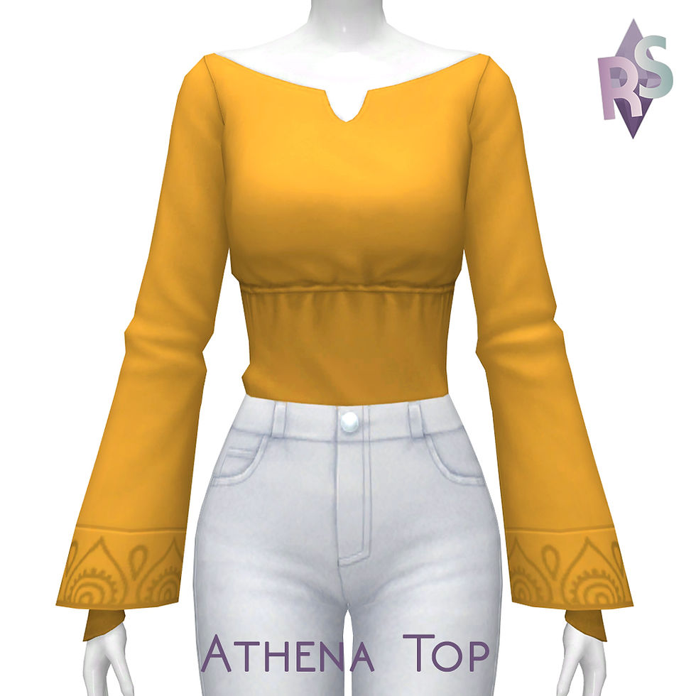 Simblreen 2020; Athena Top | renorasims