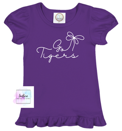 Go Tigers Bow-Youth | Southern Impressions