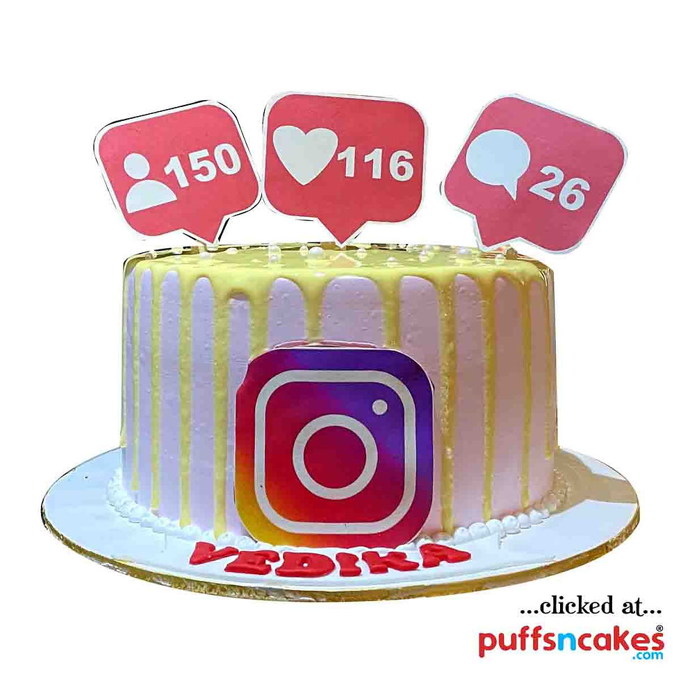 (1995) Influencer Instagram Social Media Likes Followers Cake ...