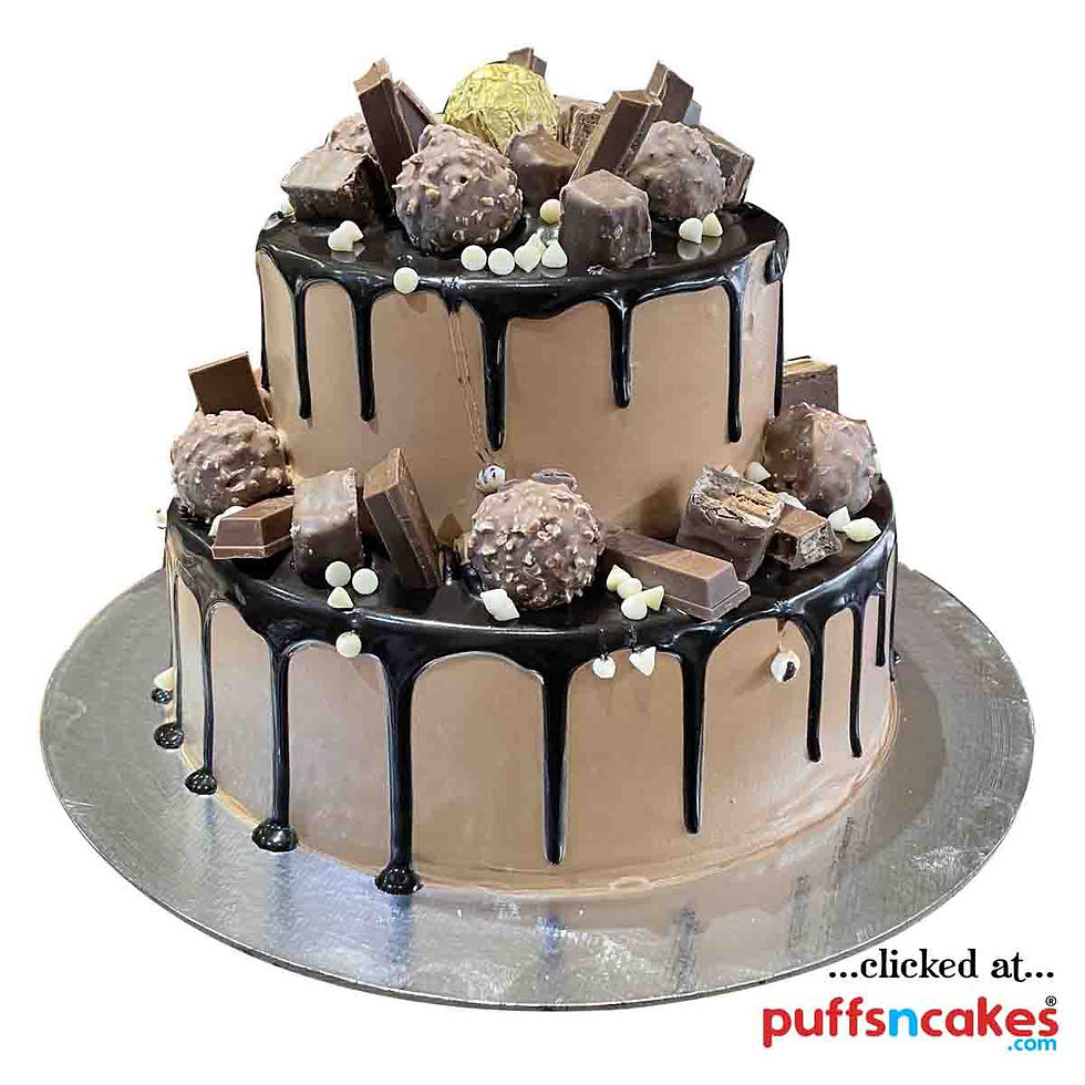 (1566) General Theme Chocolate Loaded Cake | puffsncakes.com | 2950/-