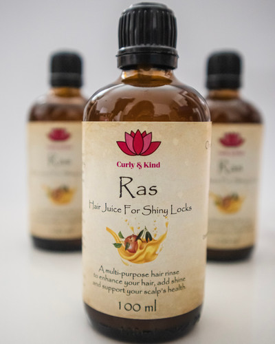 Ras Hair Juice for Happy Scalp & Hair- 100ml | Curly & Kind