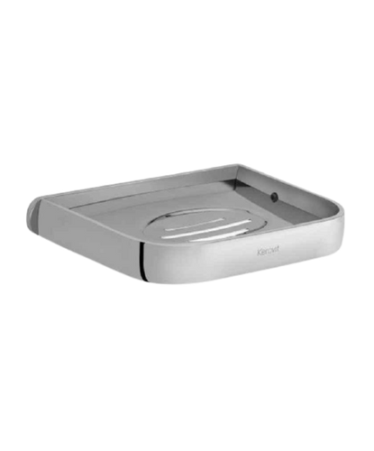 Kerovit Silver Chrome Convex Range Soap Dish, KA660004 | m2b.in