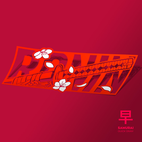 Ronin Cherry Blossom Decal | Samurai Quick Draw