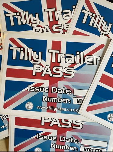 Mini Bundle of 10 New Trailer, Tilly Pass certificates | website