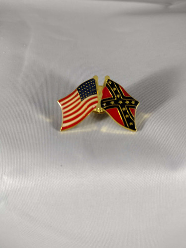 American & Confederate Flag Hat Pin | Webster Confederate