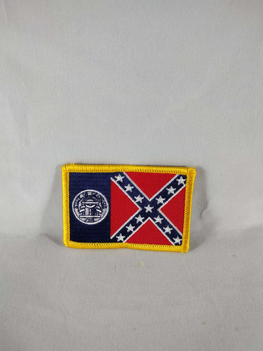 Georgia Confederate Flag Patch | Webster Confederate