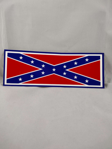 Confederate Flag Blue Border Sticker | Webster Confederate