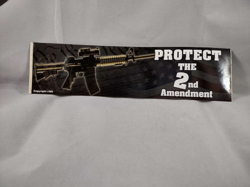 Protect The 2nd Amendment Sticker | Webster Confederate