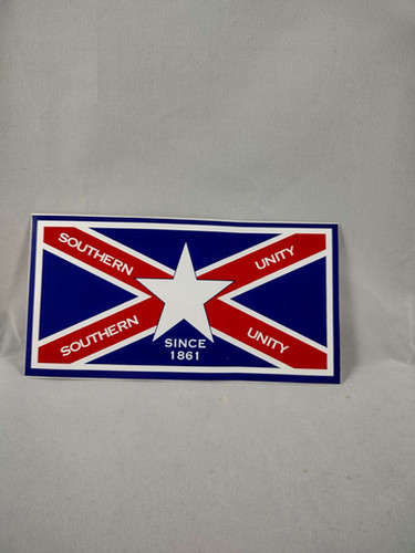 Southern Unity Sticker | Webster Confederate