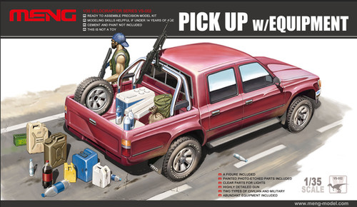MENG 1/35 PICKUP WITH EQUIPMENT | Rue 35 Models