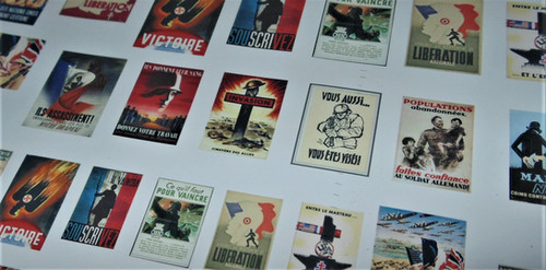 1/35 FRENCH PROPAGANDA SIGNS WW2 | Rue 35 Models