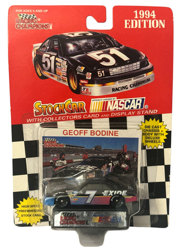 Racing Champions 1/64 NASCAR diecast #7 Exide Batteries Geoff Bodine ...