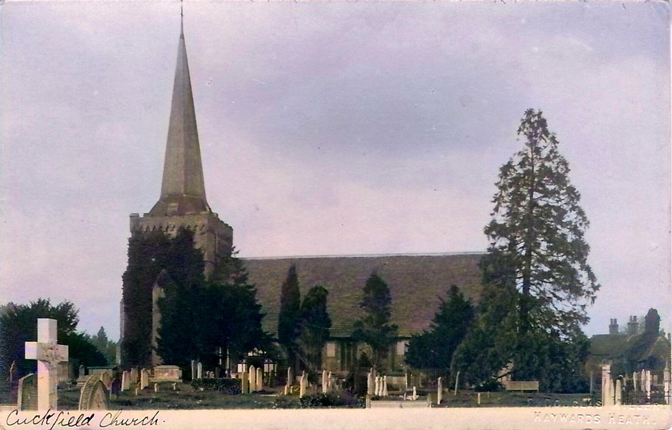 1938: The myths and legends of old Cuckfield and a rambler's route from ...