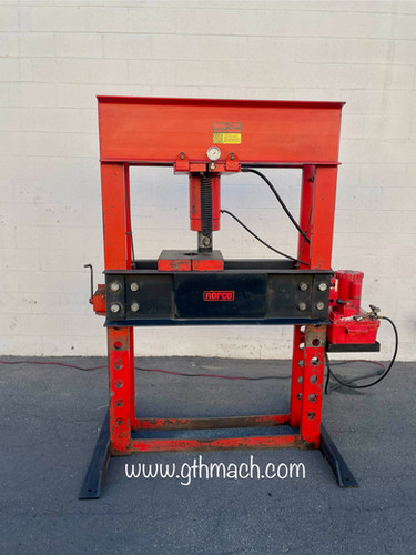 H Frame Norco 78110A Hydraulic Shop Press 110 Tons Capacity | GTH