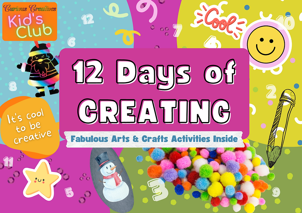 Curious Creatives Welcome Home Page