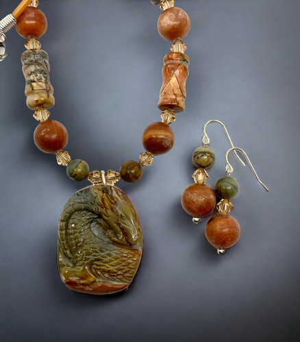 Picasso Jasper Dragon | InspireDesignJewelry