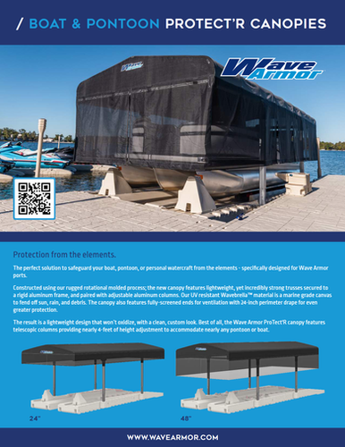 Wave Armor Protect'r Canopies | MN Dock & Lift
