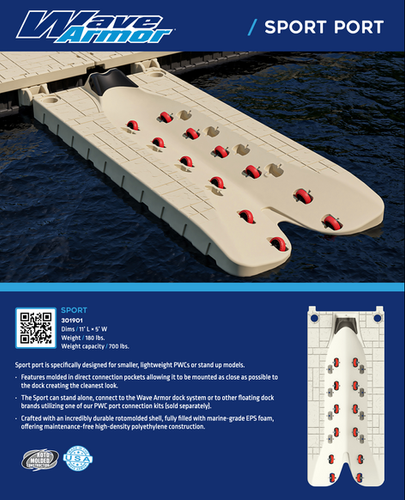 Wave Armor Sport PWC Port | MN Dock & Lift