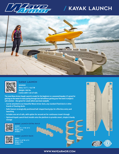 Wave Armor Pro Kayak Launch | MN Dock & Lift
