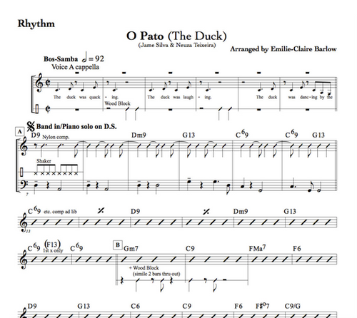 O Pato (The Duck Song) - Arrangement | Empress Music Group