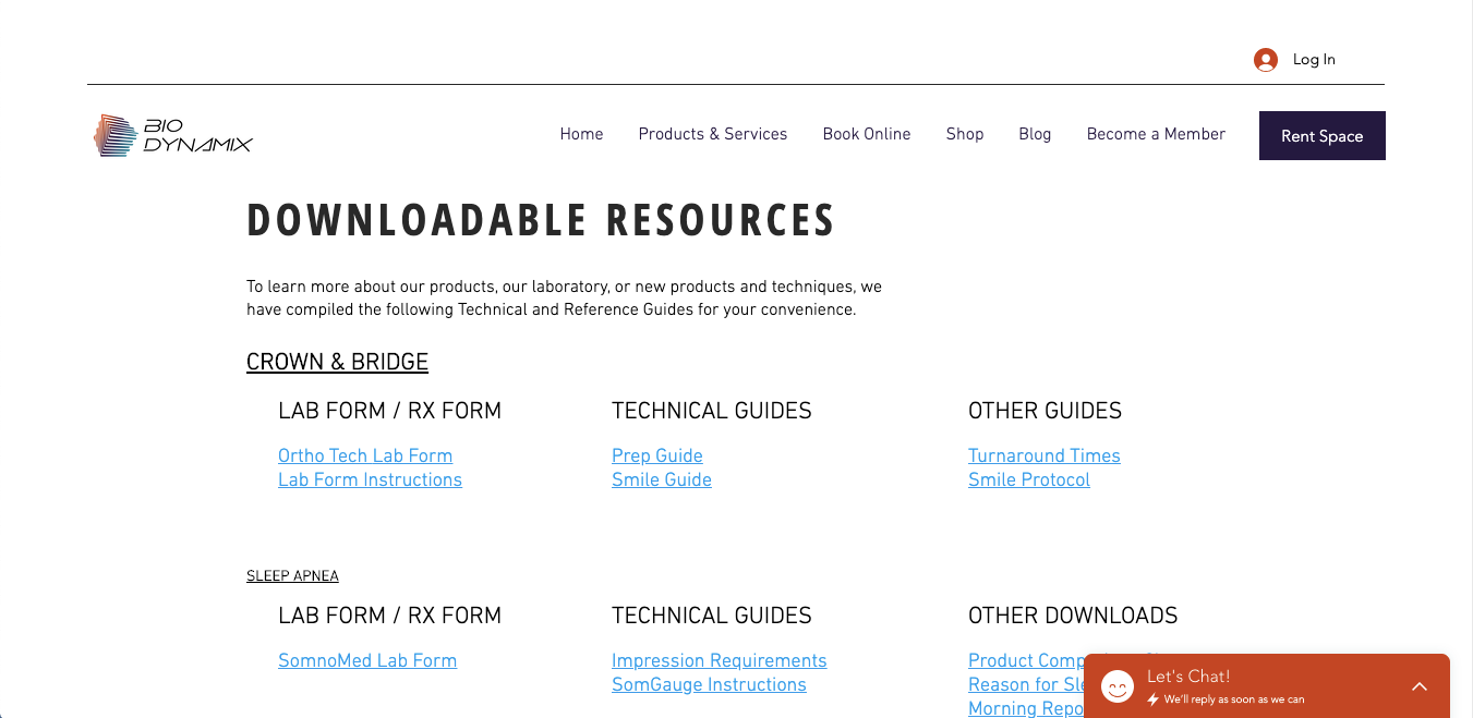 Resources | Ortho Tech | Bio Dynamix
