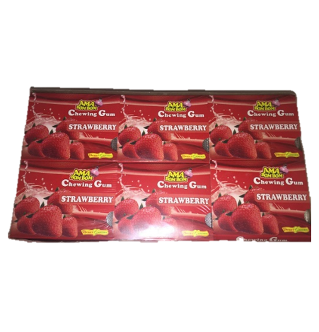 CHEWING GUM STRAWBERRY | AMA BOM BOM SWEETS