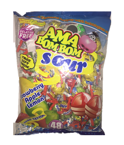 AMA BOM BOM XXXL SOUR LOLLIPOPS | AMA BOM BOM SWEETS