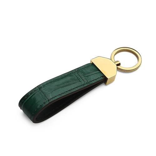 Crocodile Leather Key Holder | www.hiramberon.com