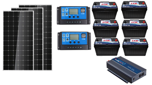 Kit Sistema Solar Aislado isla #3 | agroenergy