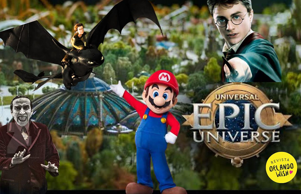 EPIC UNIVERSE- novidades sobre o novo parque temático da Universal