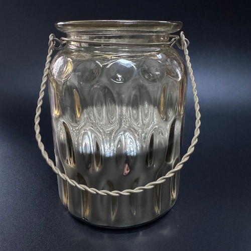 Gold Glass Lanterns with Gold Braided Wire Handle | Weddings With Nikki