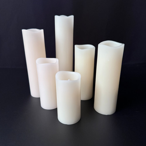 Various Sizes Skinny Flameless LED Candles | Weddings With Nikki