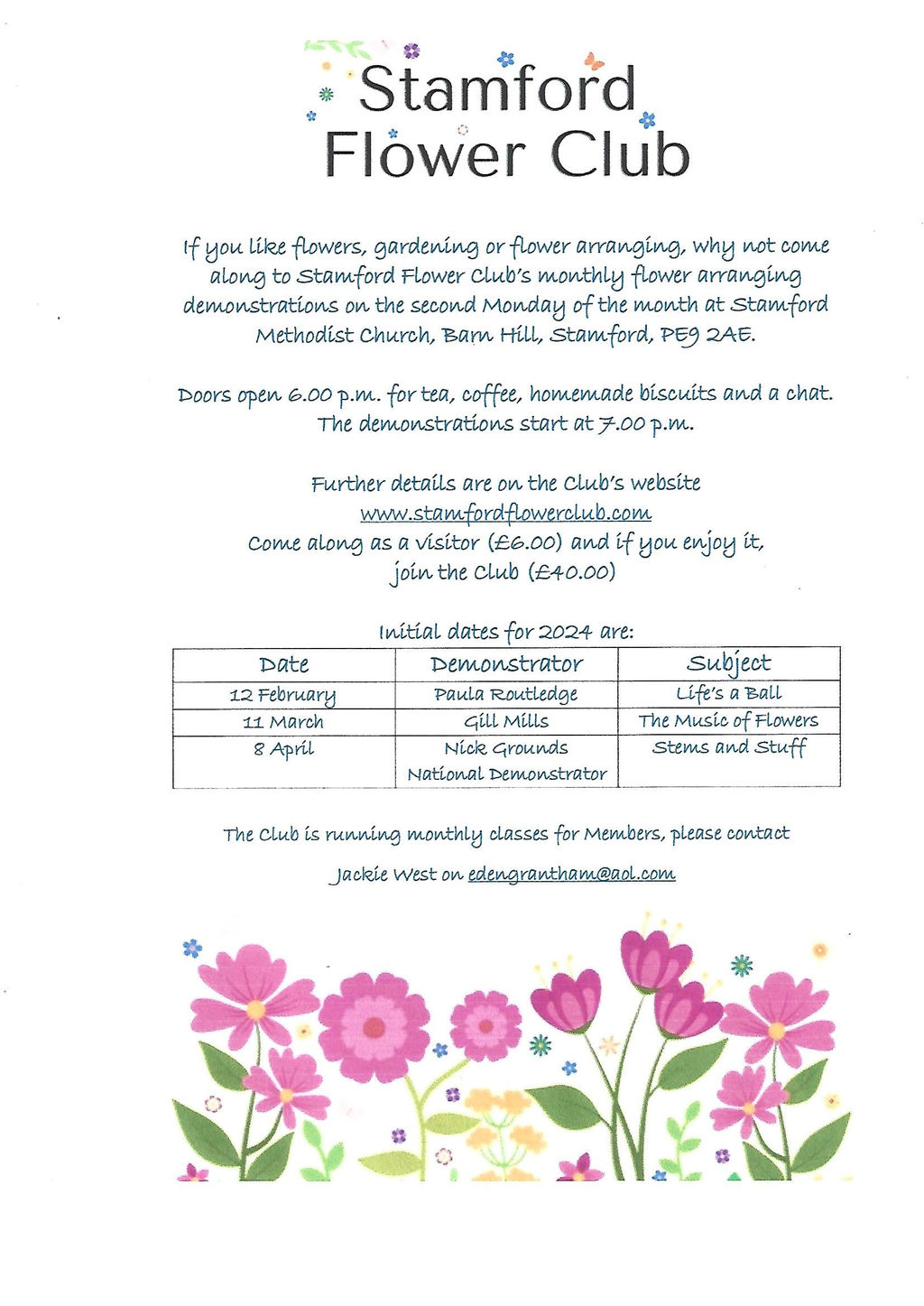 Home | Stamford Flower Club