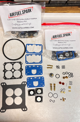 850cfm double pumper List 4781 rebuild kit | Air Fuel Spark