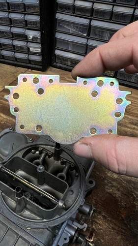 Metering plate backup plate | Air Fuel Spark