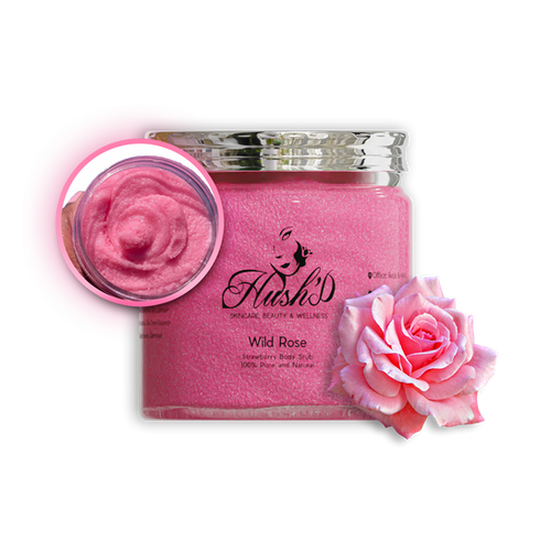 WILD ROSE JELLY BODY SCRUB WITH STRAWBERRY ESSENCE | Hushd