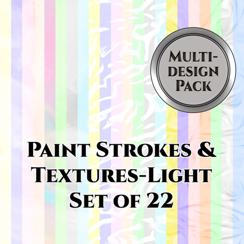 Textures & Paint Strokes-light Formatting Multipack-6x9 [set A]-Instant ...