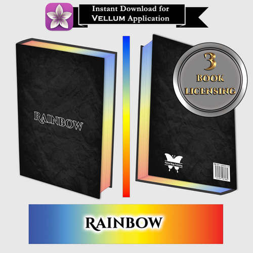 Rainbow Edges [5.5x8.5, 3 title) — Instant Download for Vellum | PW ...