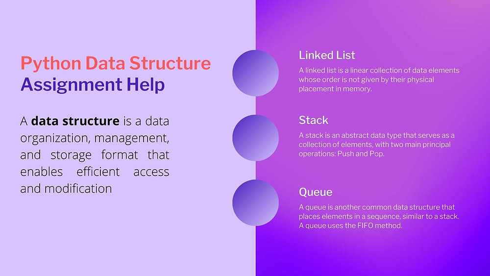 Python Data Structure Assignment Help | DLinkedList, Queue, Stack