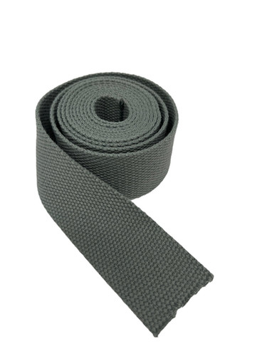 Cotton Poly Webbing - FLINT | GeorgiaGirlStitches