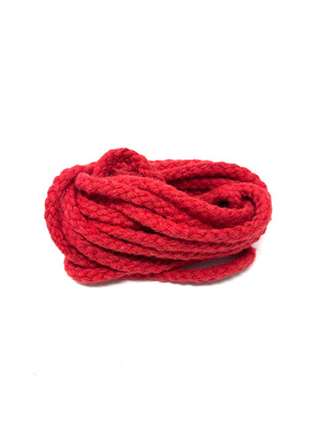 Hollow Braided Drawstring Cord (5mm) - RED | GeorgiaGirlStitches
