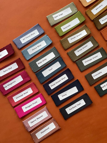 Webbing Color Samples/Color Swatches | GeorgiaGirlStitches