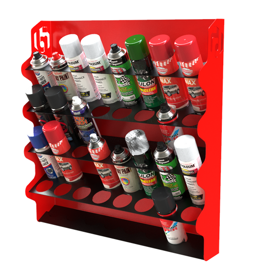 WALL MOUNT AEROSOL RACK | rubix-design