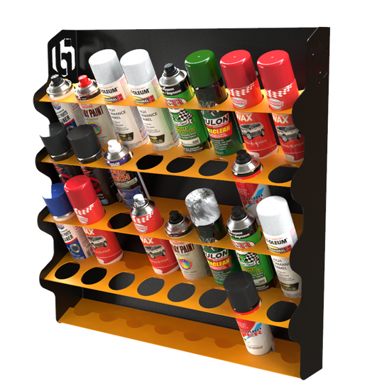 WALL MOUNT AEROSOL RACK | rubix-design